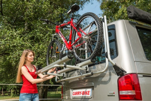 Fiamma Carry-Bike Cycle Rack For VW T5 Pro Tailgate - Rainbow Conversions