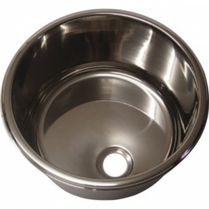 Aravon Round Stainless Steel Sink for boats, caravans & campervans
