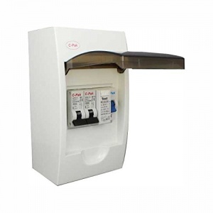 Mains Consumer Unit with RCD for caravans, motorhomes, campervans and boats