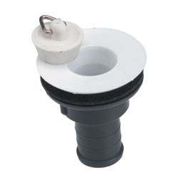 3/4" Waste Outlet Straight for caravan, motorhome sink