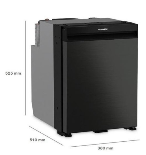 Dometic NRX50C 46L Compressor 12v Fridge Dark Silver
