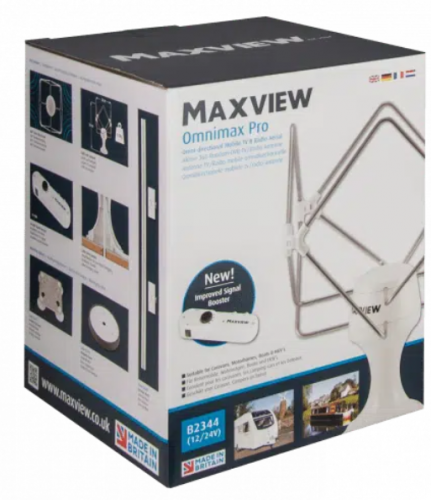 Maxview Omnimax Pro Omni-directional 12/24v TV Aerial B2344