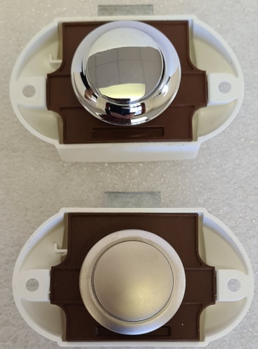 Regular Push Button Door Catch for caravans and campervans