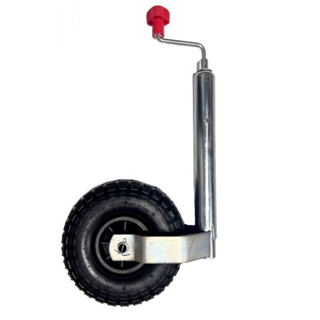 Crusader Jockey Wheel 48mm Plastic Wheel Pneumatic Tyre For Caravans ...