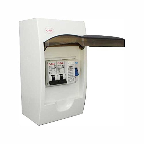 Mains Consumer Unit with RCD for caravans, motorhomes, campervans and boats