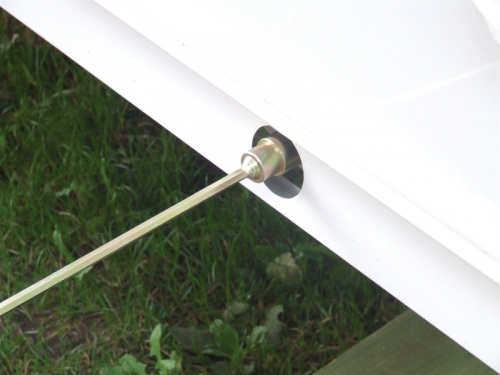 Leisurewize 50cm Caravan Corner Steady Winder Extension Socket