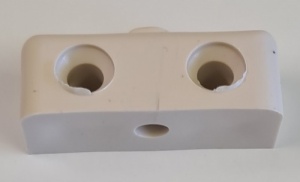 Plastic Joining Modesty Blocks for motorhome & caravan cabinets