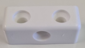 Plastic Joining Modesty Blocks for motorhome & caravan cabinets